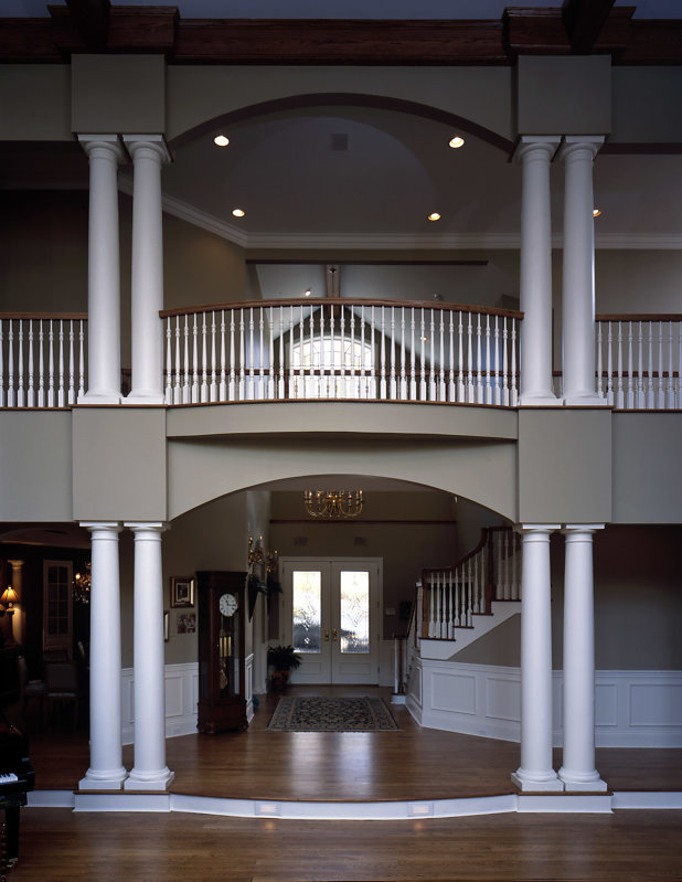Tuscan Columns in a Living Room - Chadsworth Incorporated